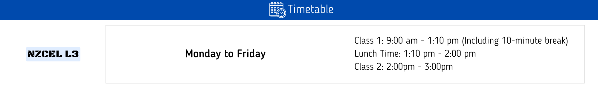 NZCEL L3 – Kiwi College of New Zealand